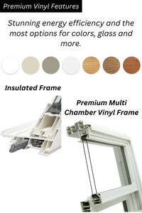 Premium Vinyl Double Hung Windows | WholesaleVinylWindows.com