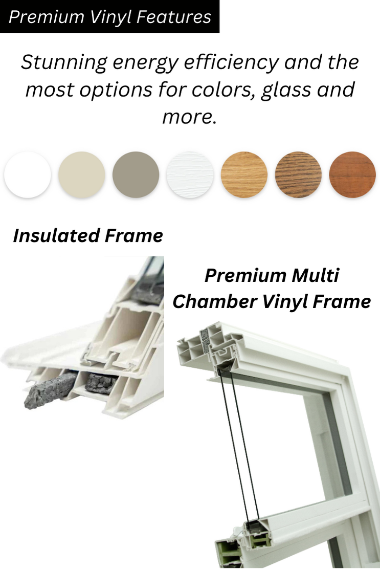 Premium Vinyl Double Hung Windows | WholesaleVinylWindows.com