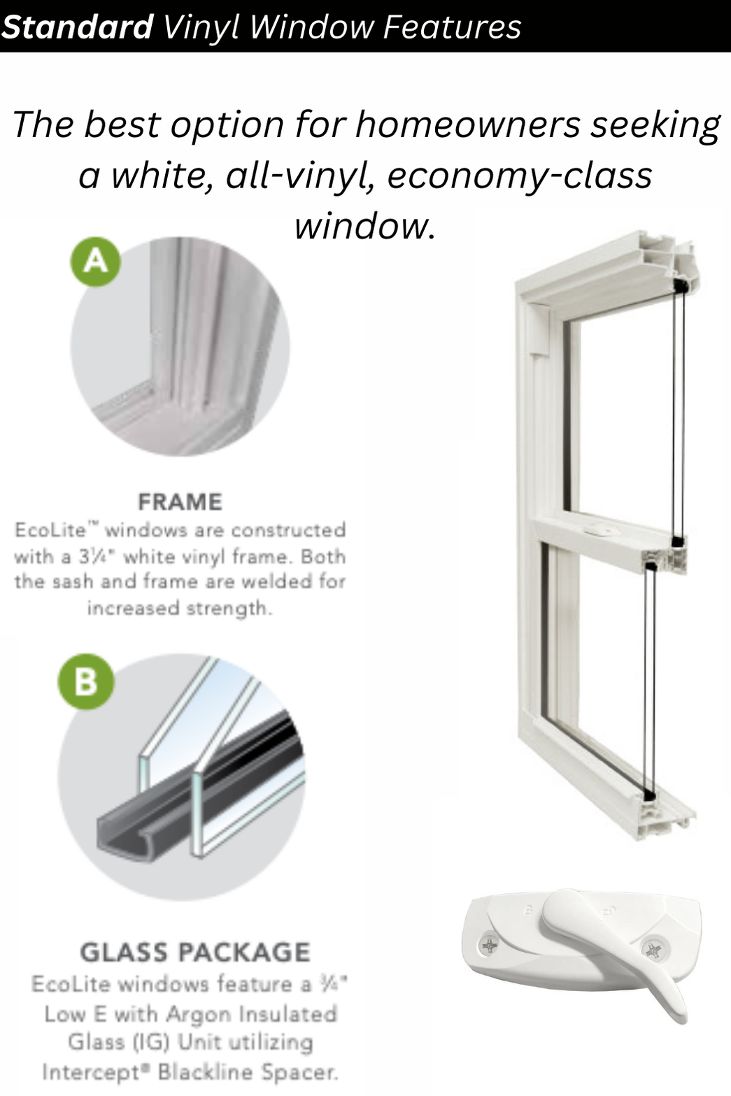 Standard Vinyl Picture Windows | WholesaleVinylWindows.com